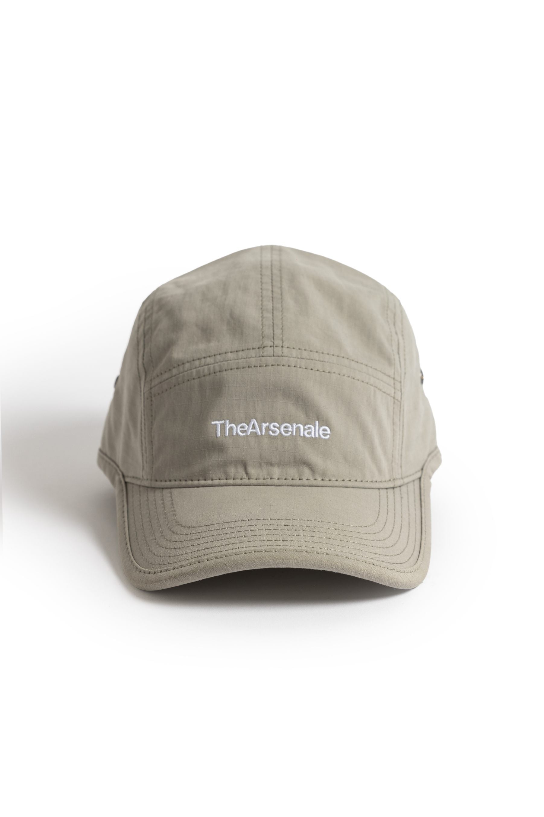 THEARSENALE® EARTHSTONE KHAKI 5-PANEL TECH CAP - TheArsenale
