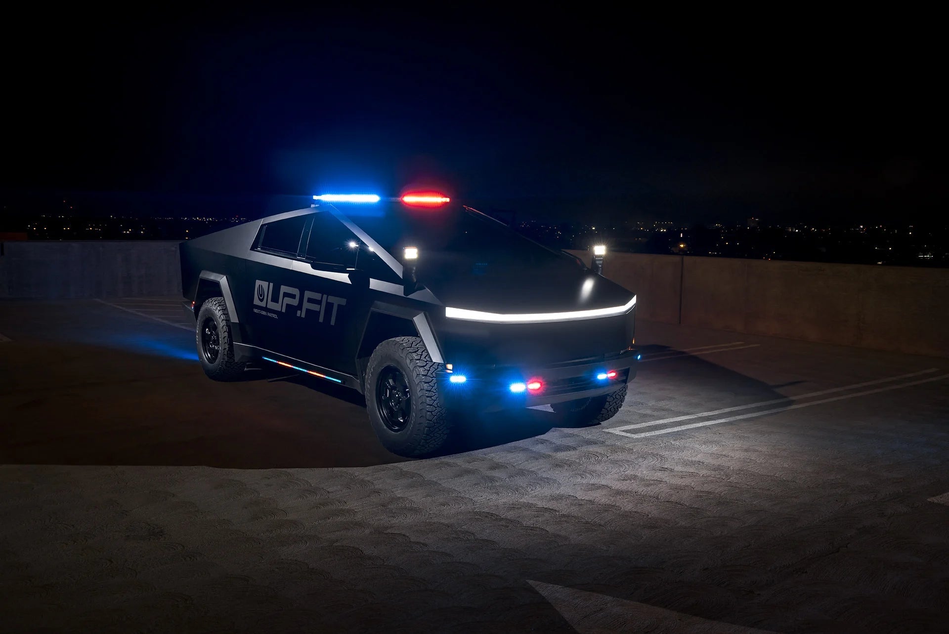 UP.FIT'S TESLA CYBERTRUCK PATROL REDEFINES SAFETY VEHICLES – TheArsenale