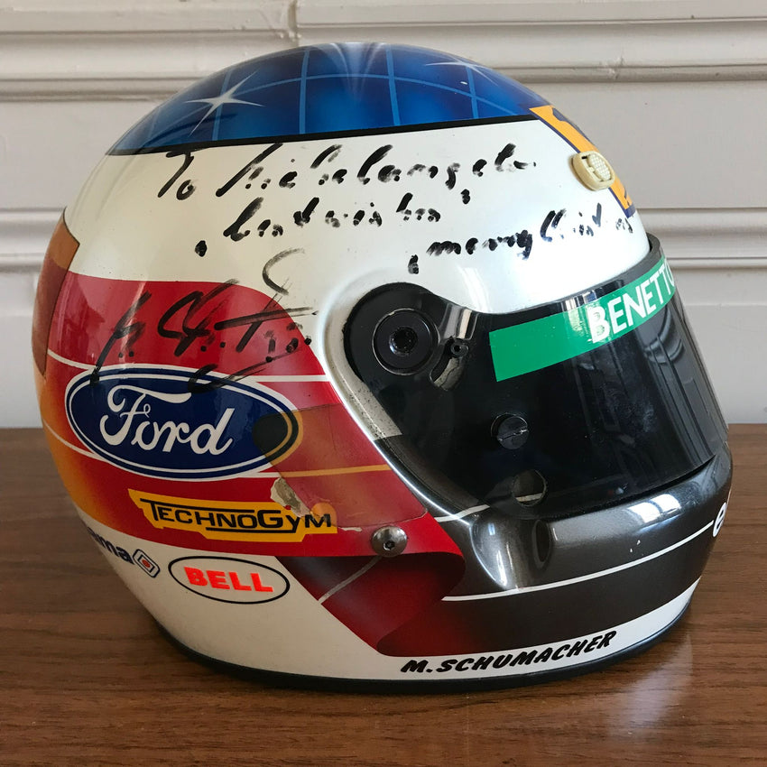 Original Michael Schumacher's 1993 Signed Bell Helmet – TheArsenale
